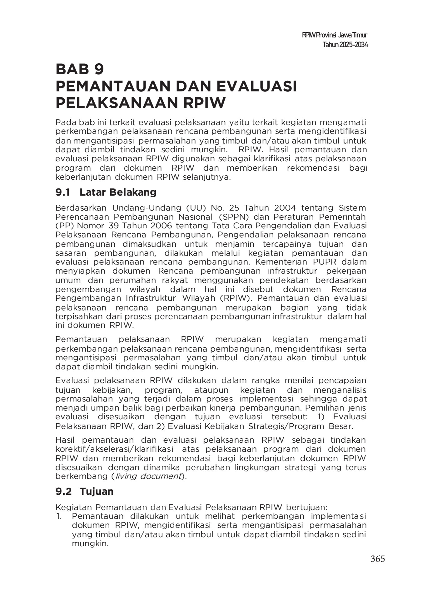 RPIW Provinsi Jawa Timur 2025-2034 - Dagu Komunika Bookcases - Halaman ...