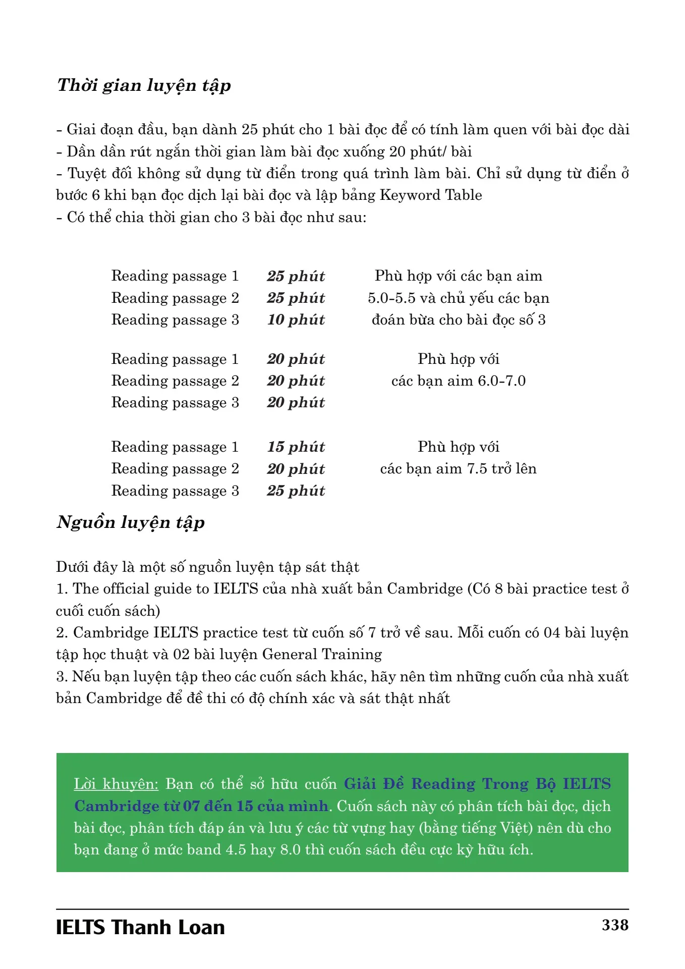 Hướng dẫn học IELTS Reading - Thơm Nguyễn - Trang 343 | PDF lật trang ...