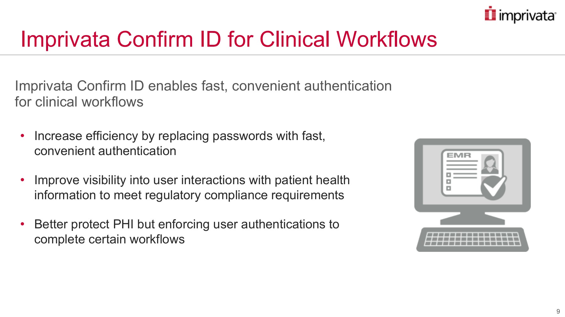 Confirm ID - Clinical Workflows - Presentation - Imprivata Confirm ID ...
