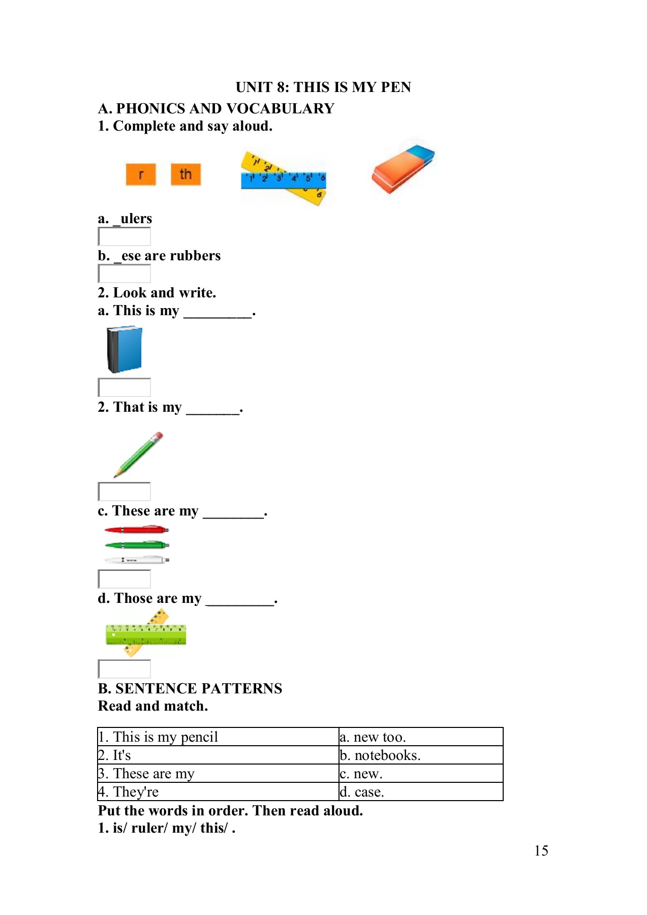 Bai-tap-tieng-anh-lop-3-theo-tung-don-vi-hoc-bai - TRẦN THỊ TUYẾT TRANG - Trang 16 | PDF lật ...