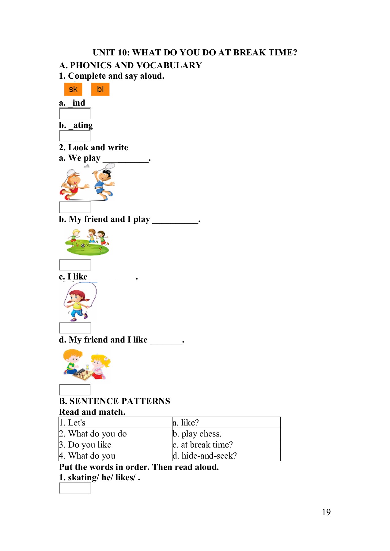 Bai-tap-tieng-anh-lop-3-theo-tung-don-vi-hoc-bai - TRẦN THỊ TUYẾT TRANG - Trang 20 | PDF lật ...