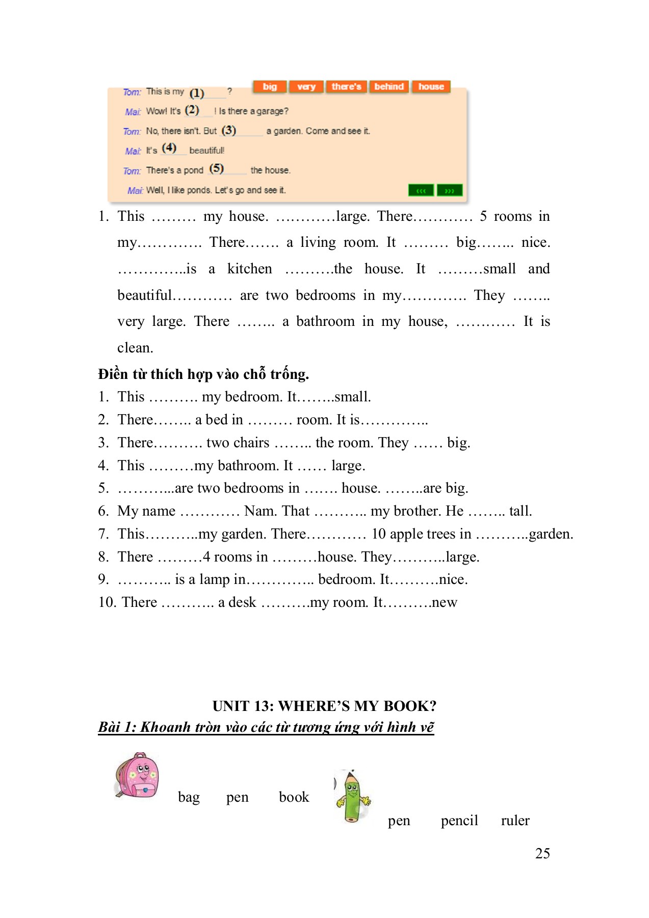Bai-tap-tieng-anh-lop-3-theo-tung-don-vi-hoc-bai - TRẦN THỊ TUYẾT TRANG - Trang 26 | PDF lật ...