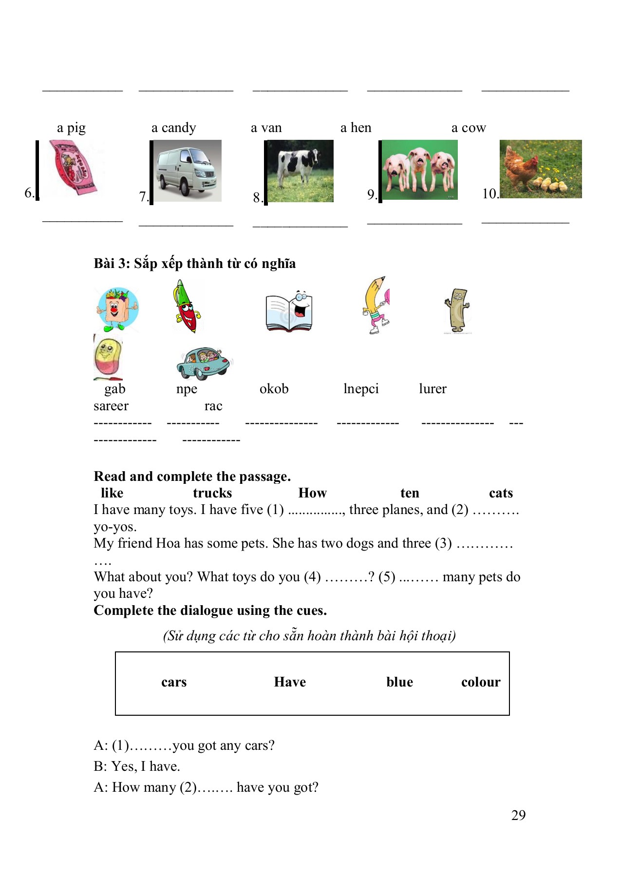 Bai-tap-tieng-anh-lop-3-theo-tung-don-vi-hoc-bai - TRẦN THỊ TUYẾT TRANG - Trang 30 | PDF lật ...