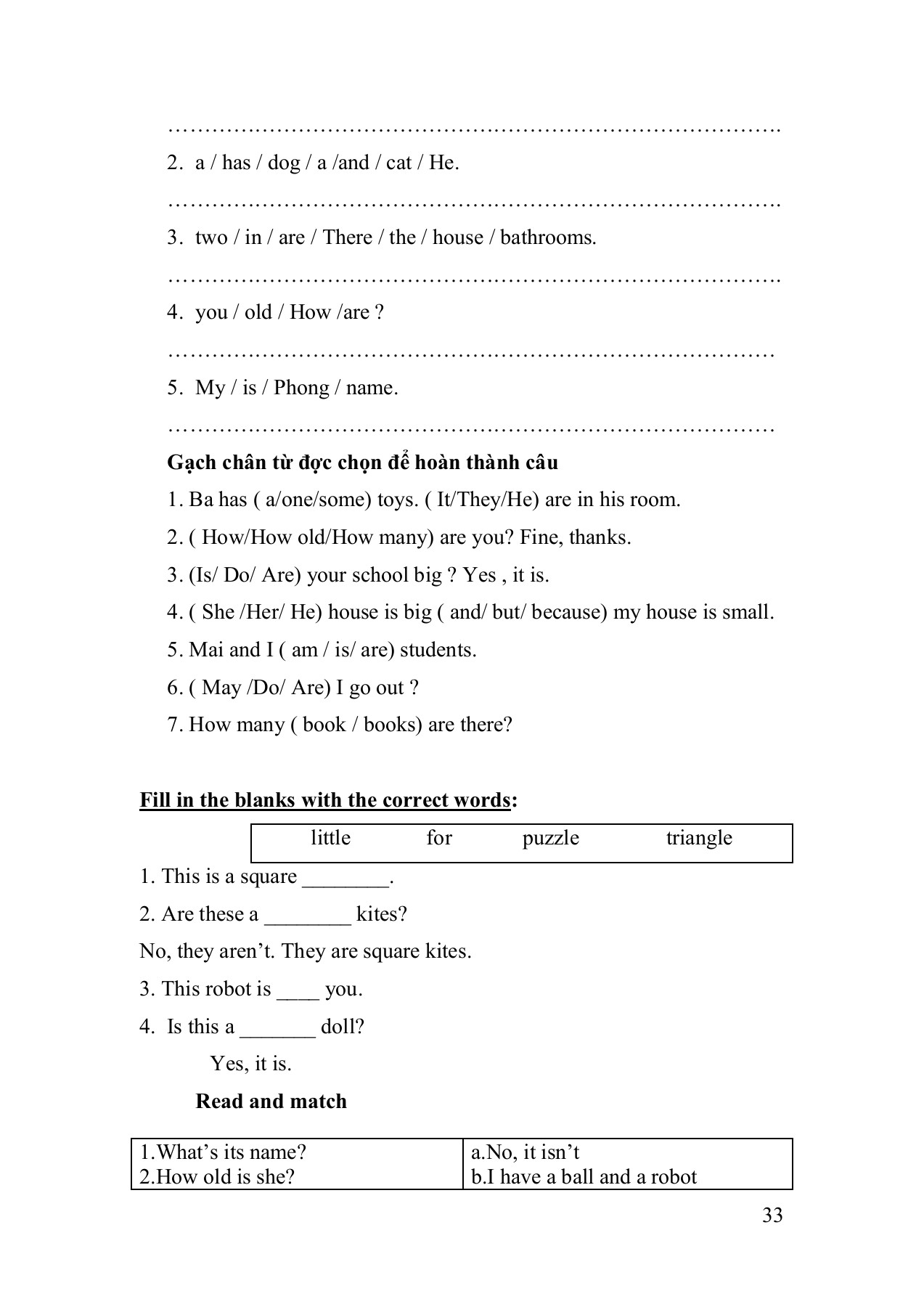 Bai-tap-tieng-anh-lop-3-theo-tung-don-vi-hoc-bai - TRẦN THỊ TUYẾT TRANG - Trang 34 | PDF lật ...