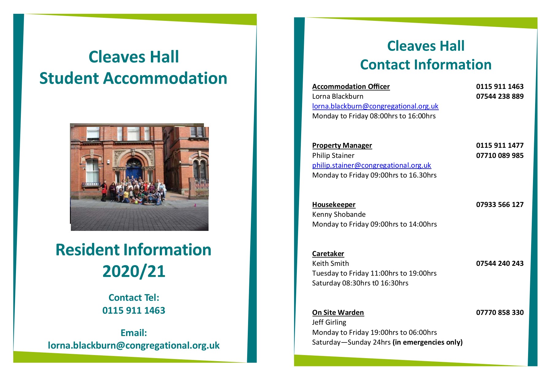 Resident Information Booklet 2021 Final - philip.stainer - Page 1 ...