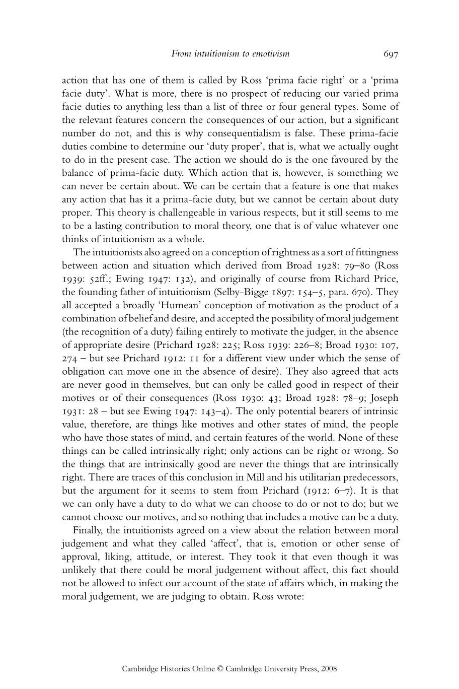 The English version of the Cambridge Philosophical History 1870-1945 ...