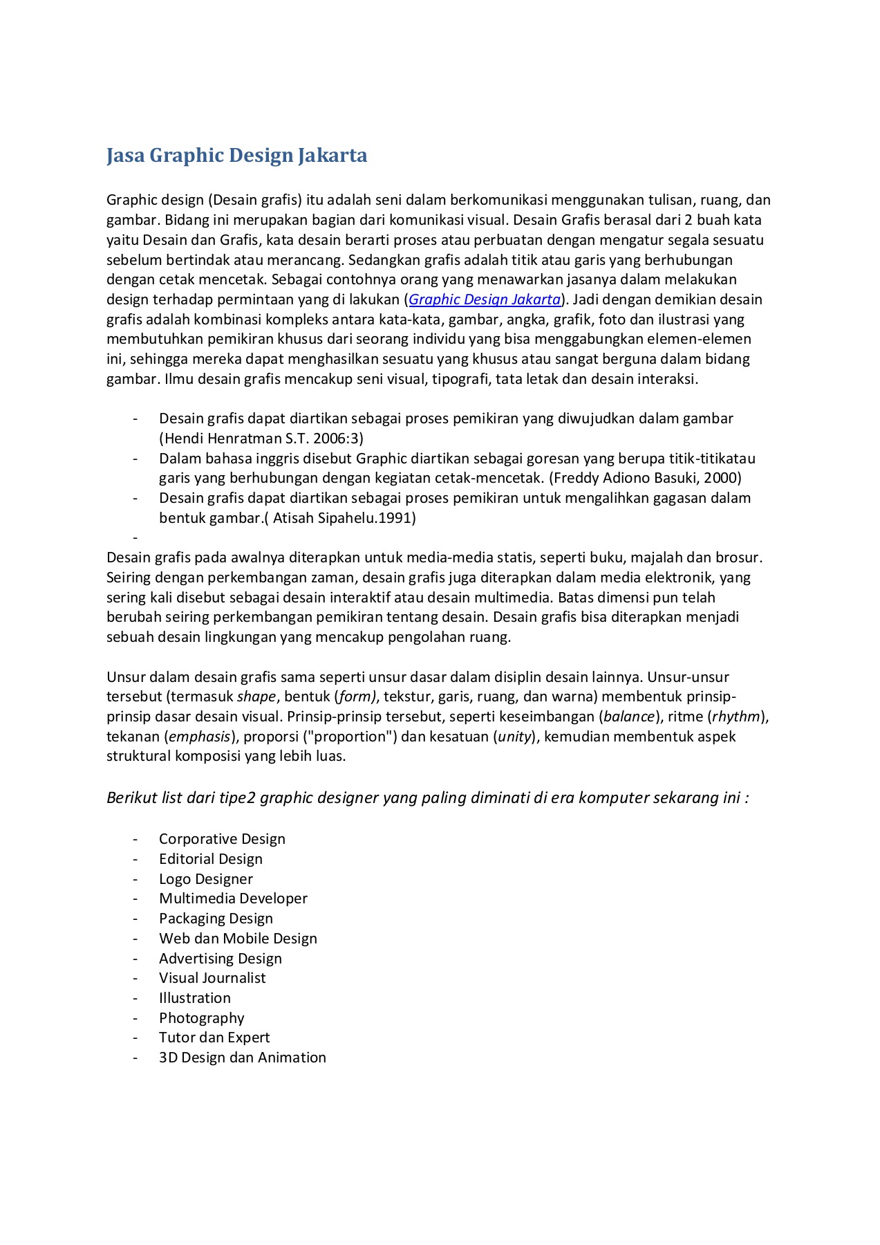 Jasa Graphic Design Jakarta - Kamarupa Group - Page 1 | Flip PDF Online ...