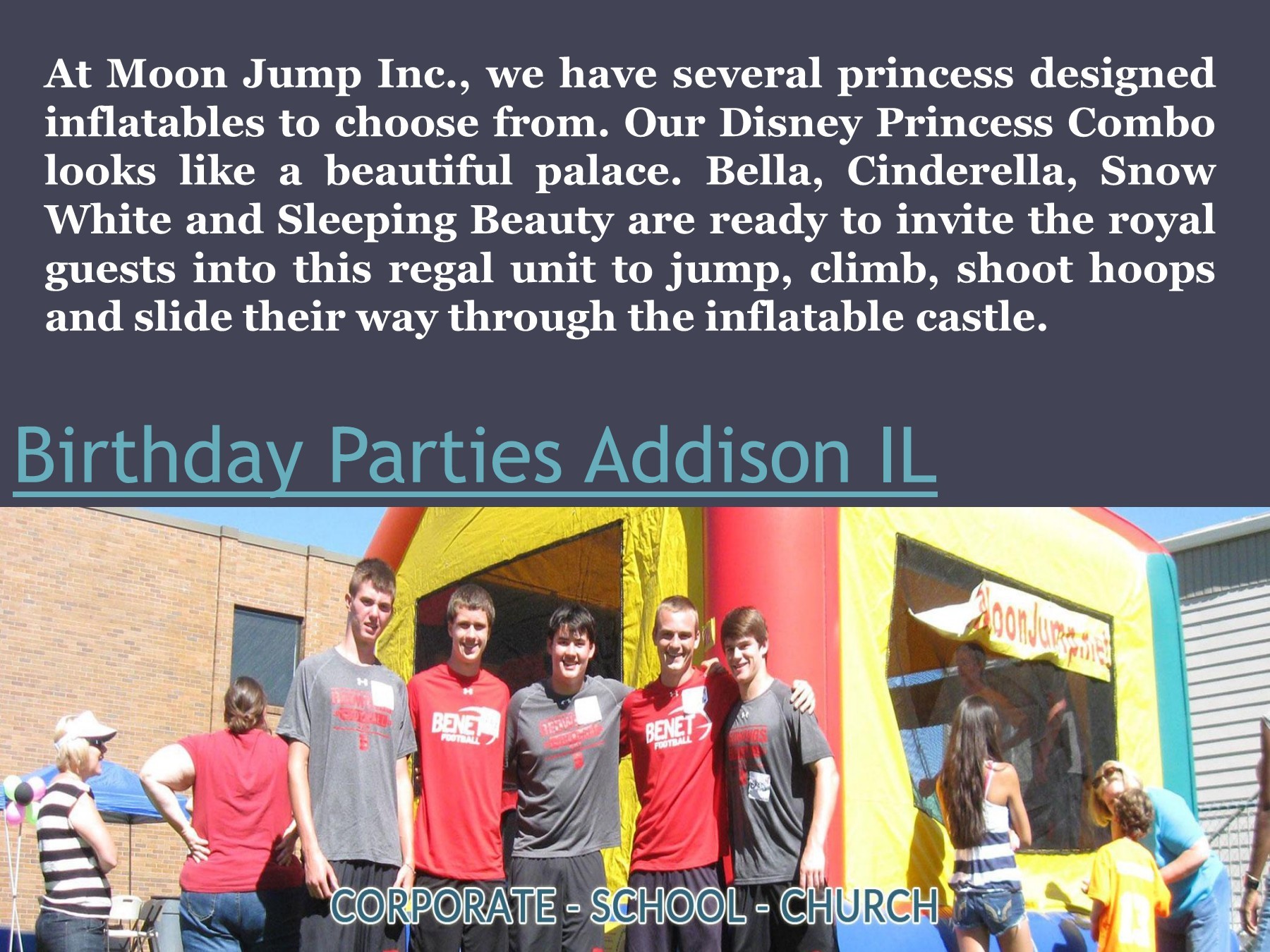 Birthday Parties Addison IL - Party Rentals Addison - Page 1 - 5 | Flip ...
