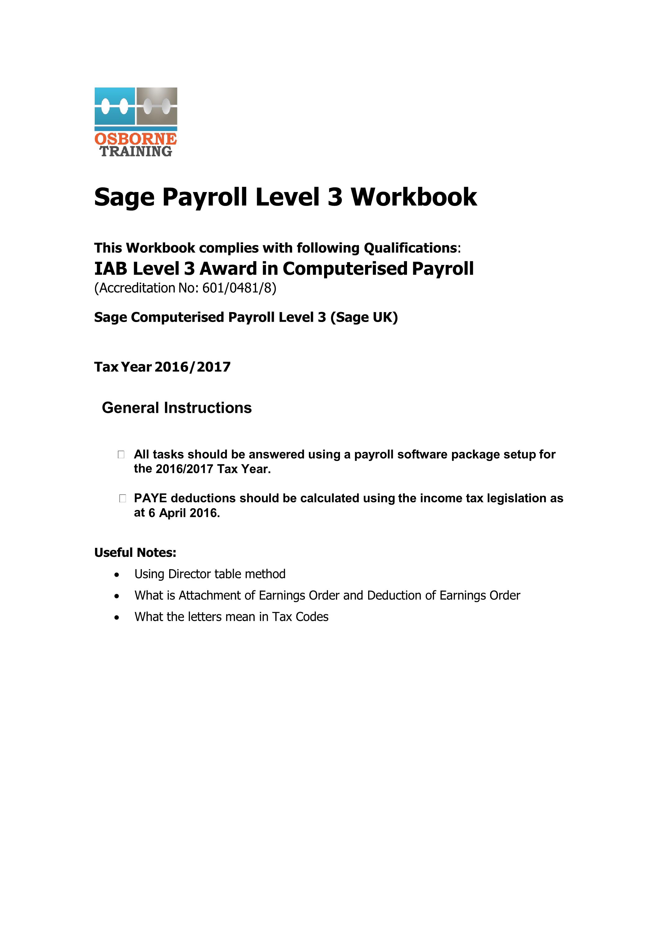 Payroll Level 3 Workbook_2_Open care - Osborne Training - Page 1 - 7 ...