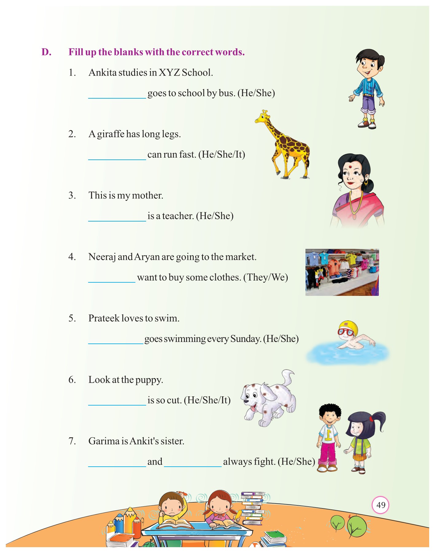 English Grammar Class-1 - Manisha Gupta - Page 50 | Flip PDF Online ...