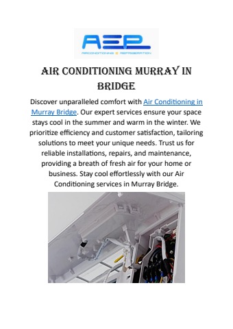Air Conditioning Murray in Bridge