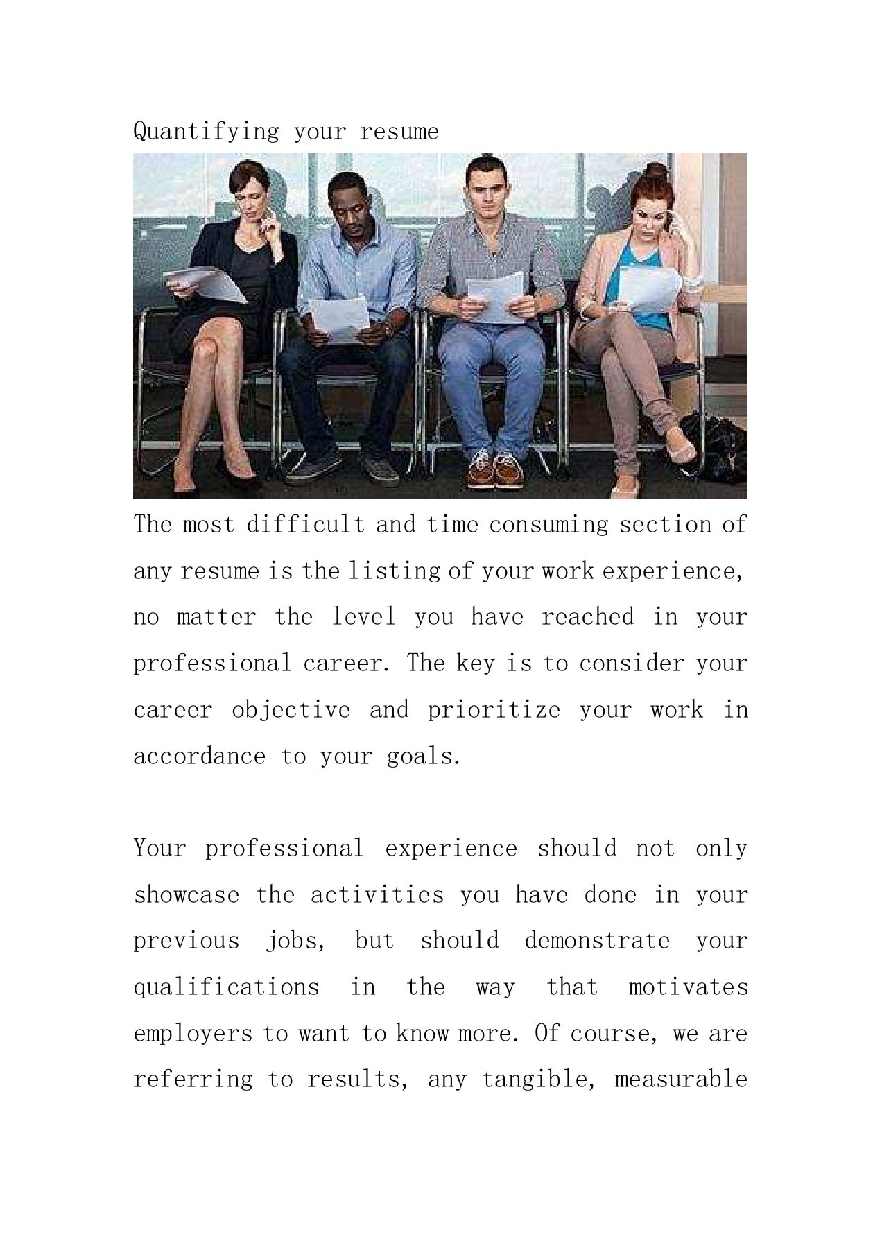 Quantifying your resume - nicholas - Page 1 - 4 | Flip PDF Online ...