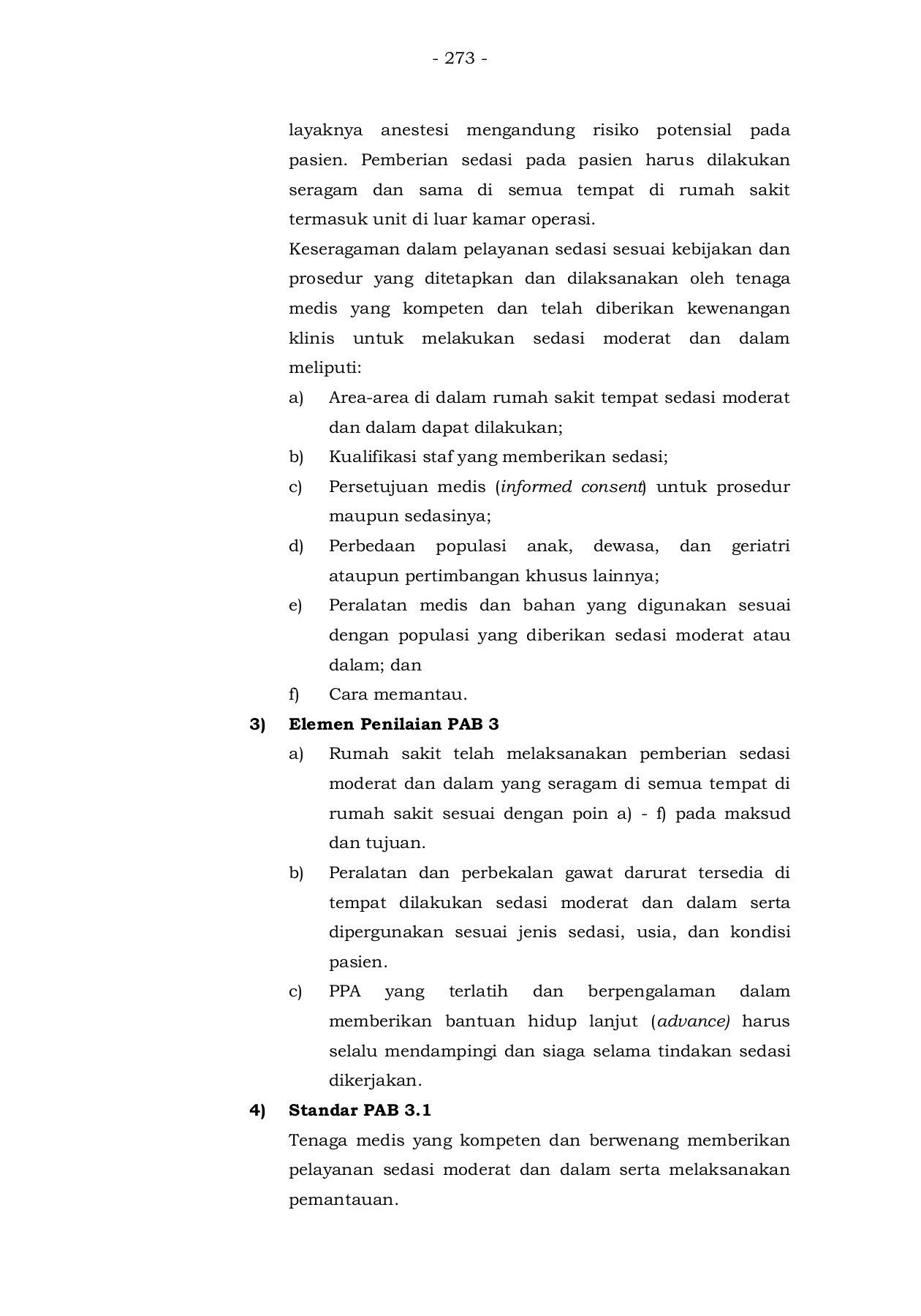 BUKU STANDAR AKREDITASI RS - Perpustakaan Soerojo - Halaman 283 | PDF Online | PubHTML5