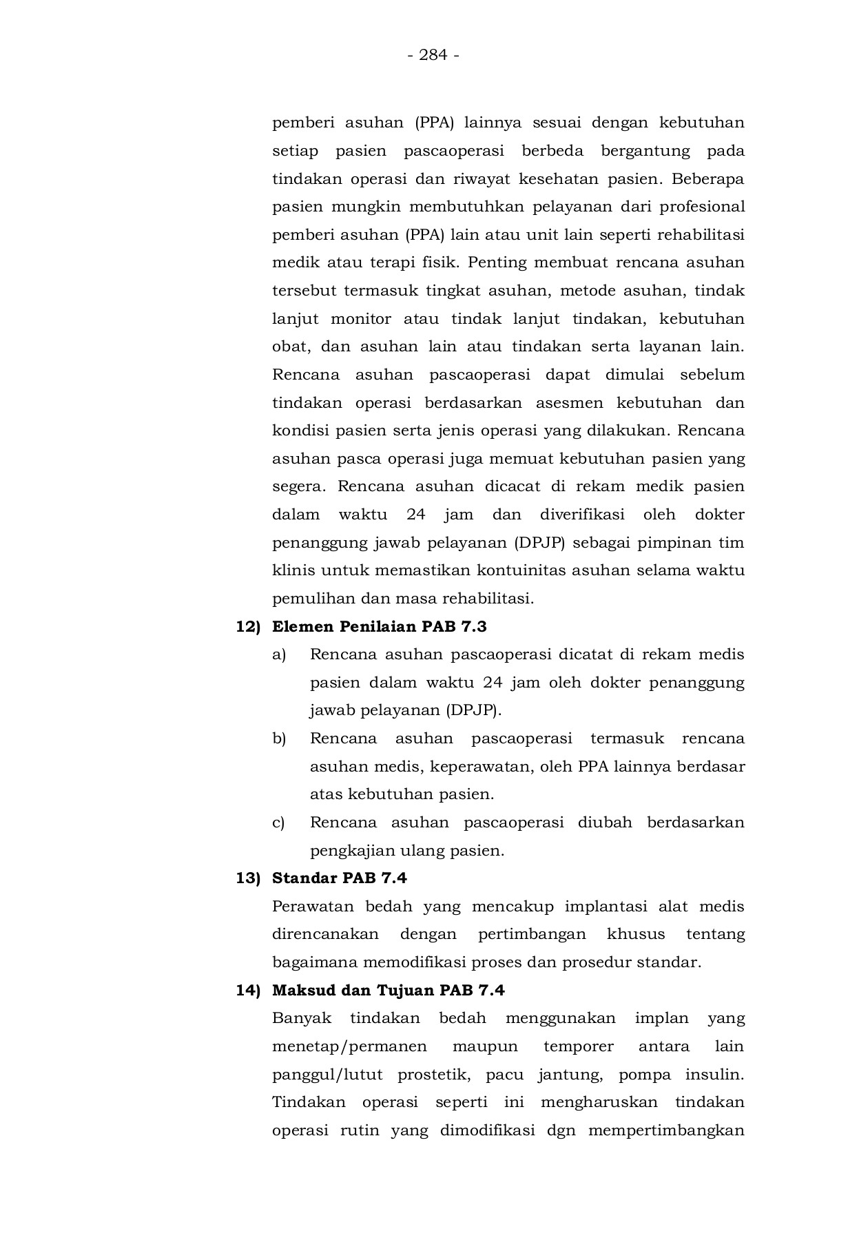 BUKU STANDAR AKREDITASI RS - Perpustakaan Soerojo - Halaman 294 | PDF Online | PubHTML5