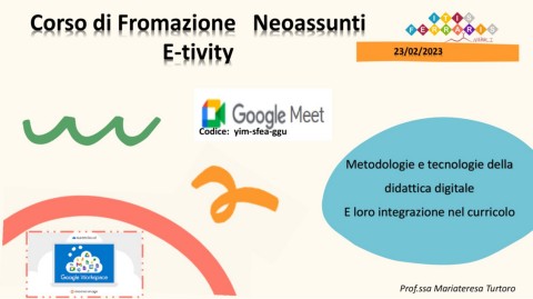 E-tivity Secondaria I Grado 23 02 20 23