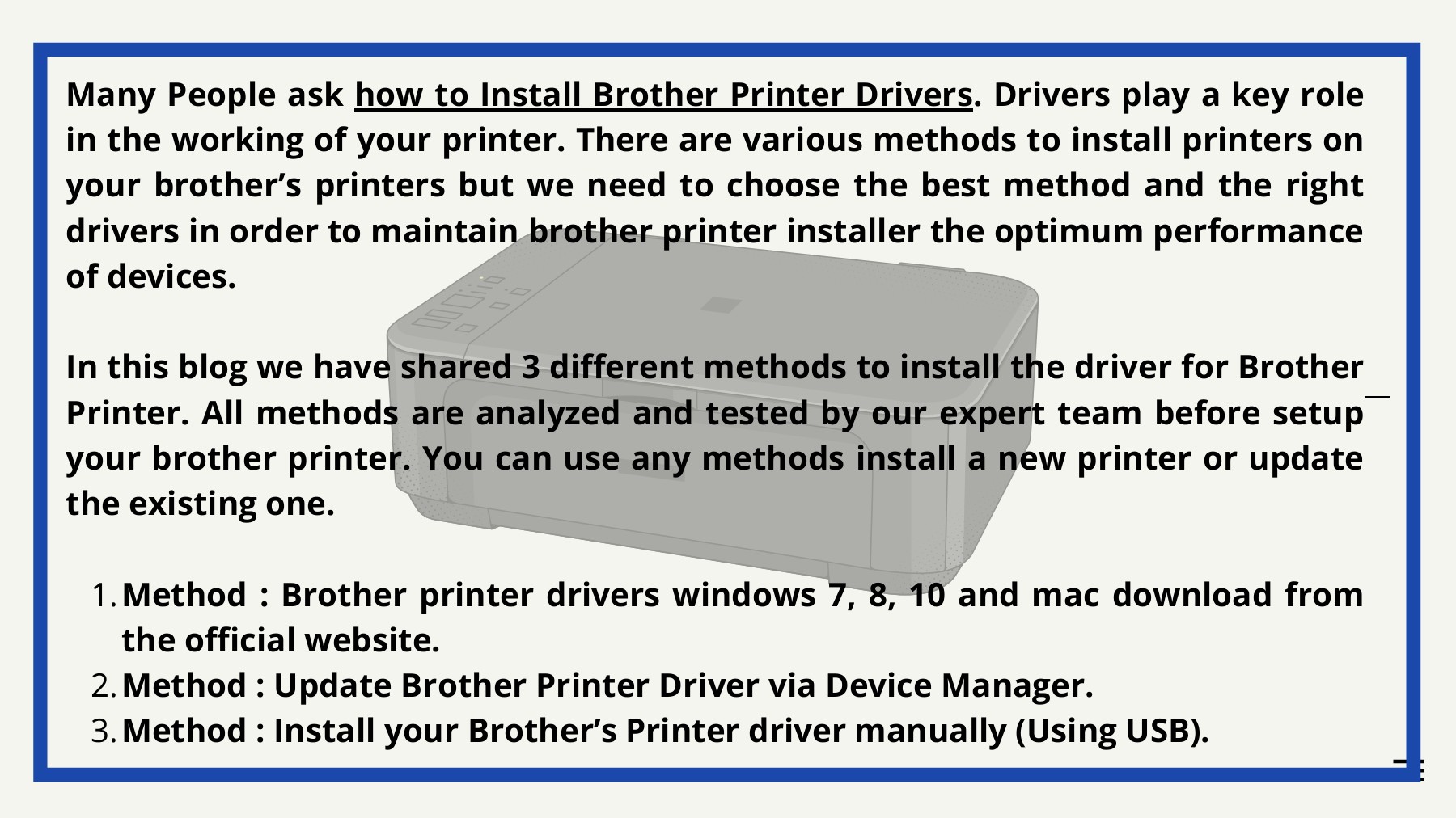 How do I install Brother printer drivers - benpatrick050 - Page 2 ...