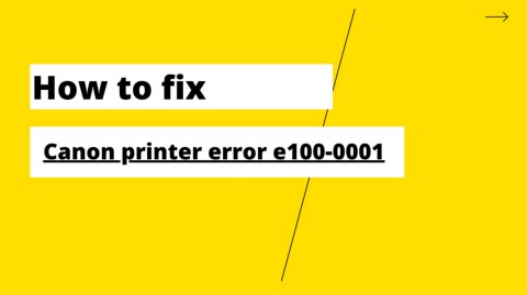 How to Resolve the Issue of Canon printer error e100-0001 - benpatrick050 - Page 1 - 5 | Flip ...