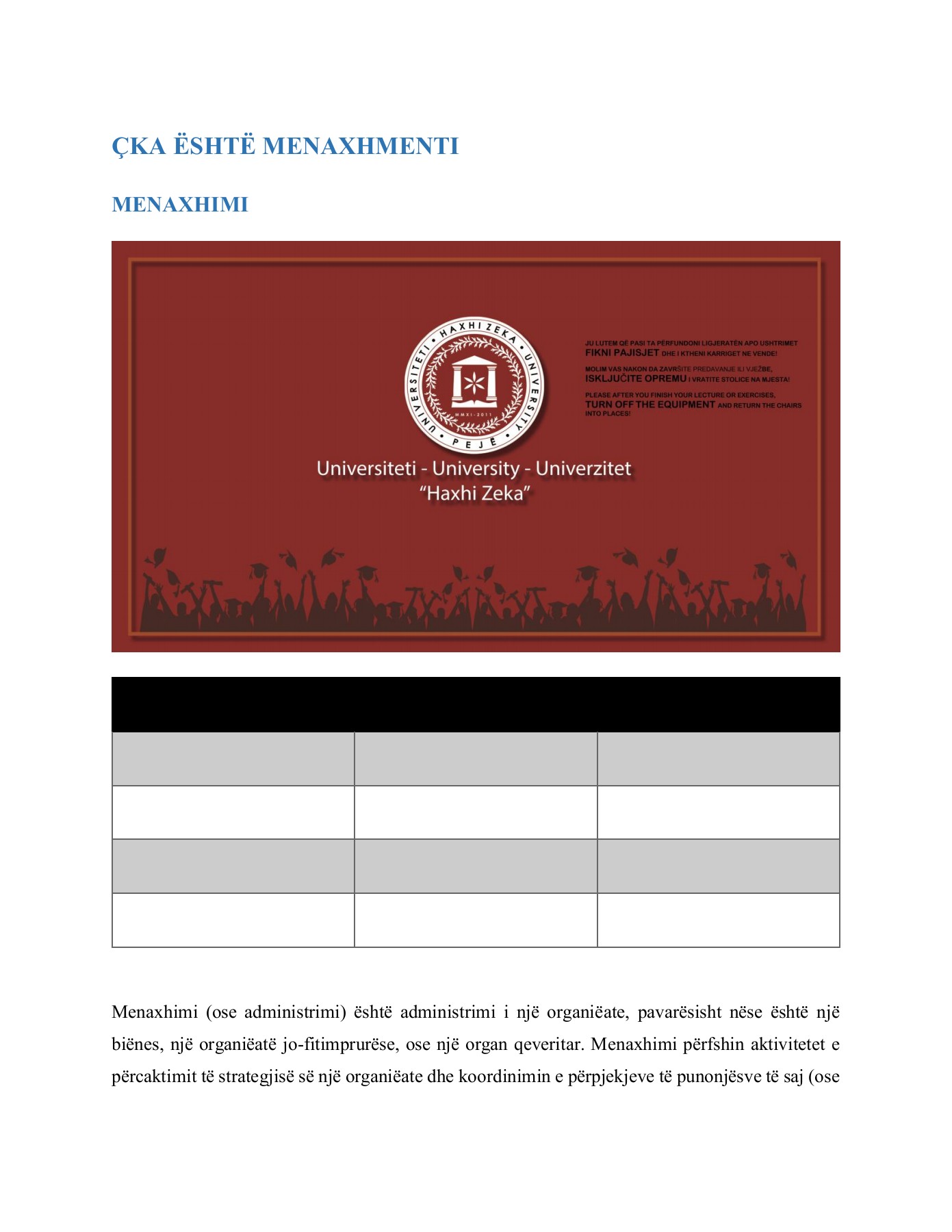 ÇKA ËSHTË MENAXHMENTI - Gashi E - Faqe 1 | PDF Në Internet | PubHTML5