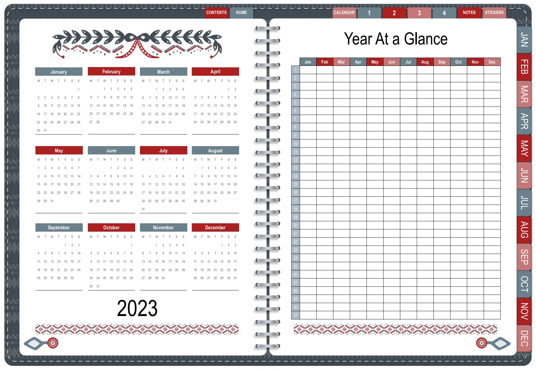 2023 Planner - Digital-GoodNotes - Diana Heuser - Page 3 | Flip PDF ...
