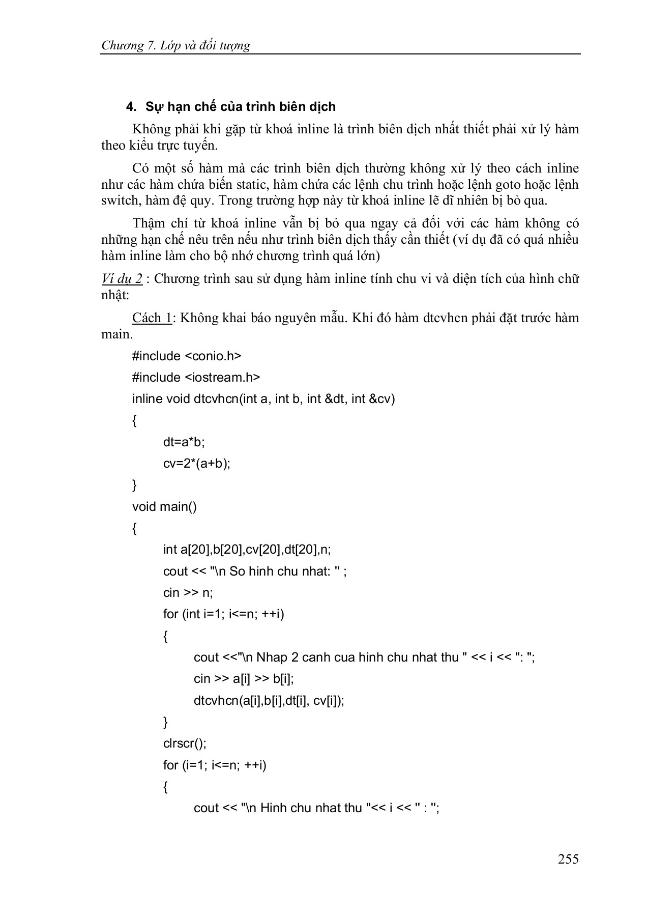 LẬP TRÌNH C++ CƠ BẢN - Hồng An - Page 257 | Flip PDF Online | PubHTML5