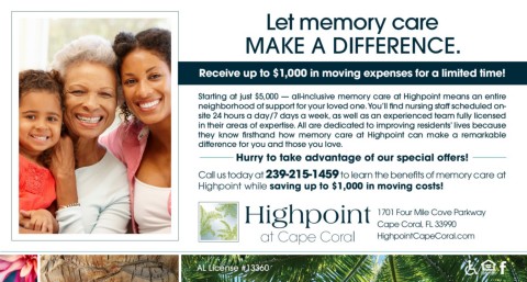 Moving Incentive Memory Care Print Ad 9.89x5.3