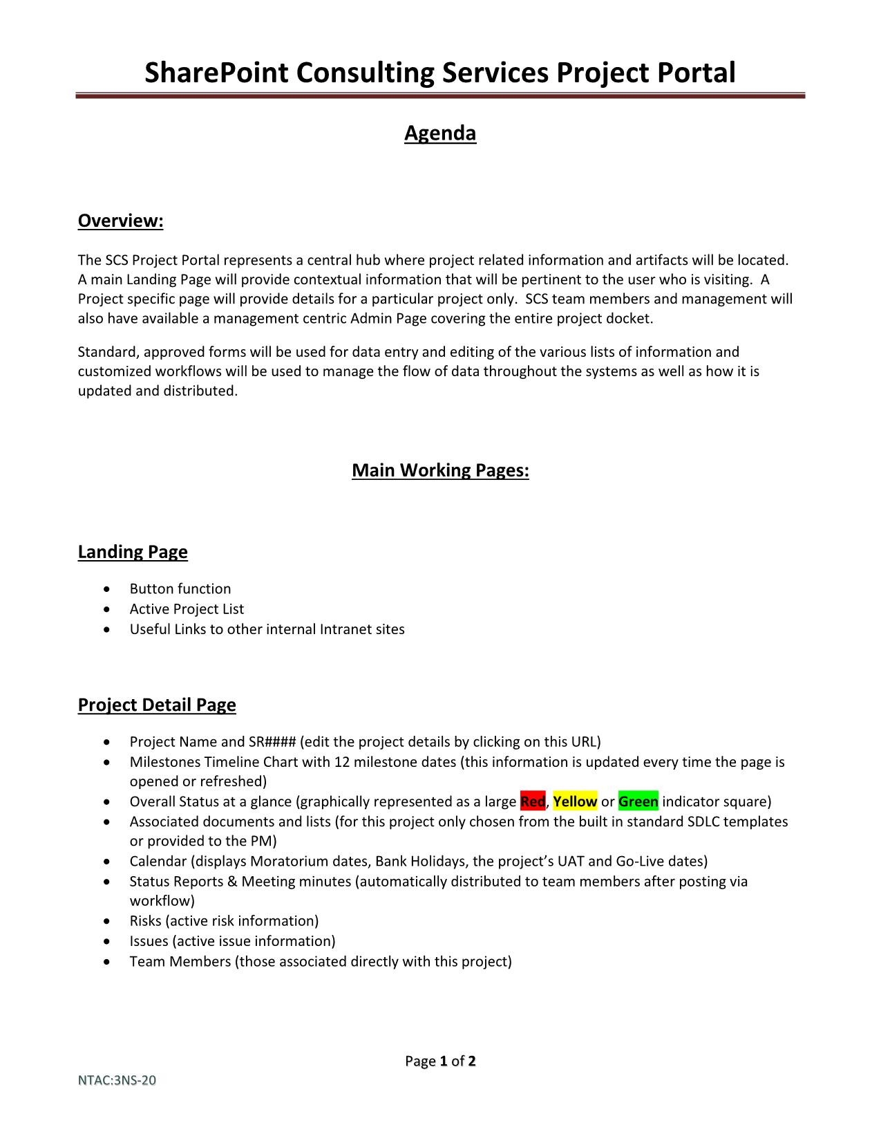 SharePoint Consulting Services Project Portal - em103 - Page 1 - 28 ...