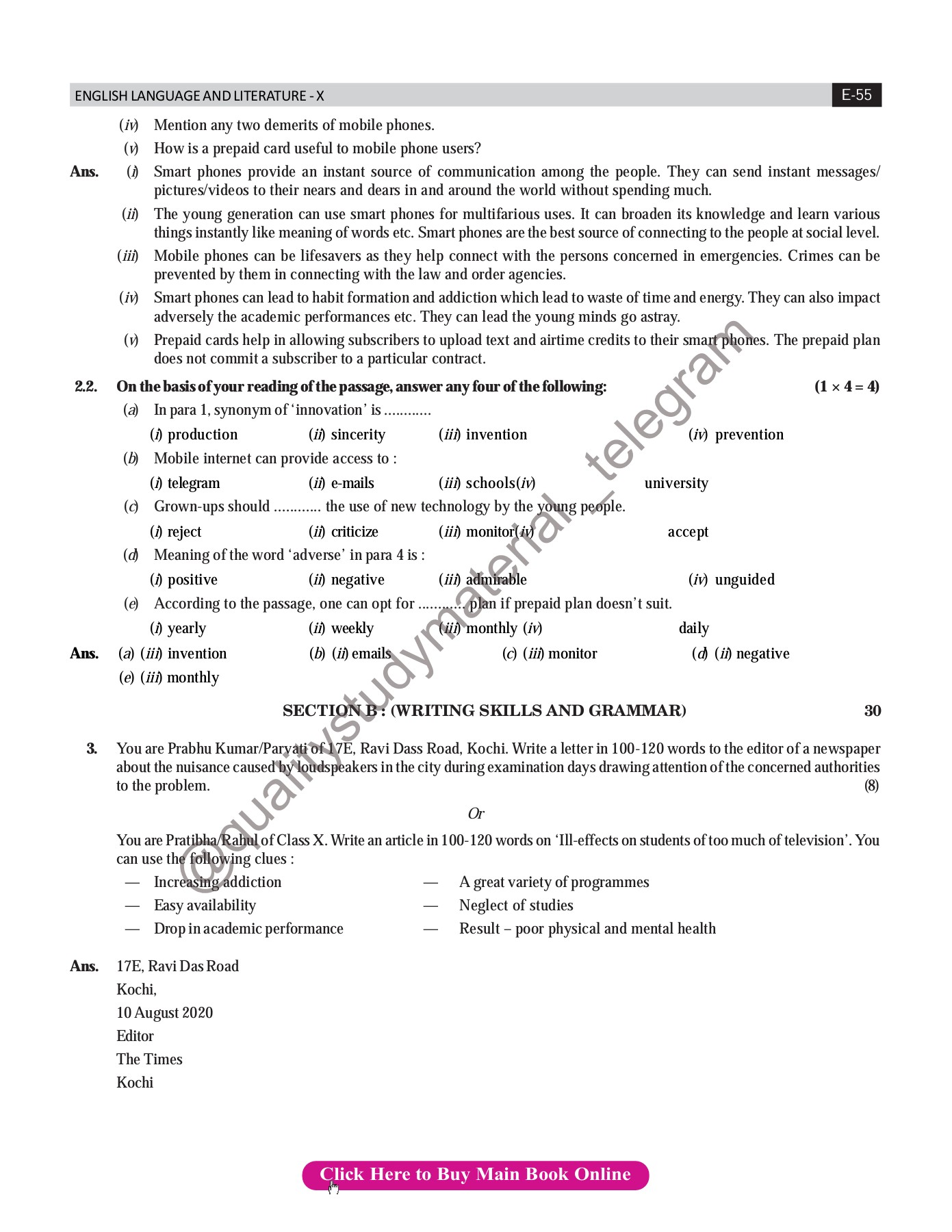 Oswal sample papers of English - sahitya2703 - Page 60 | Flip PDF ...