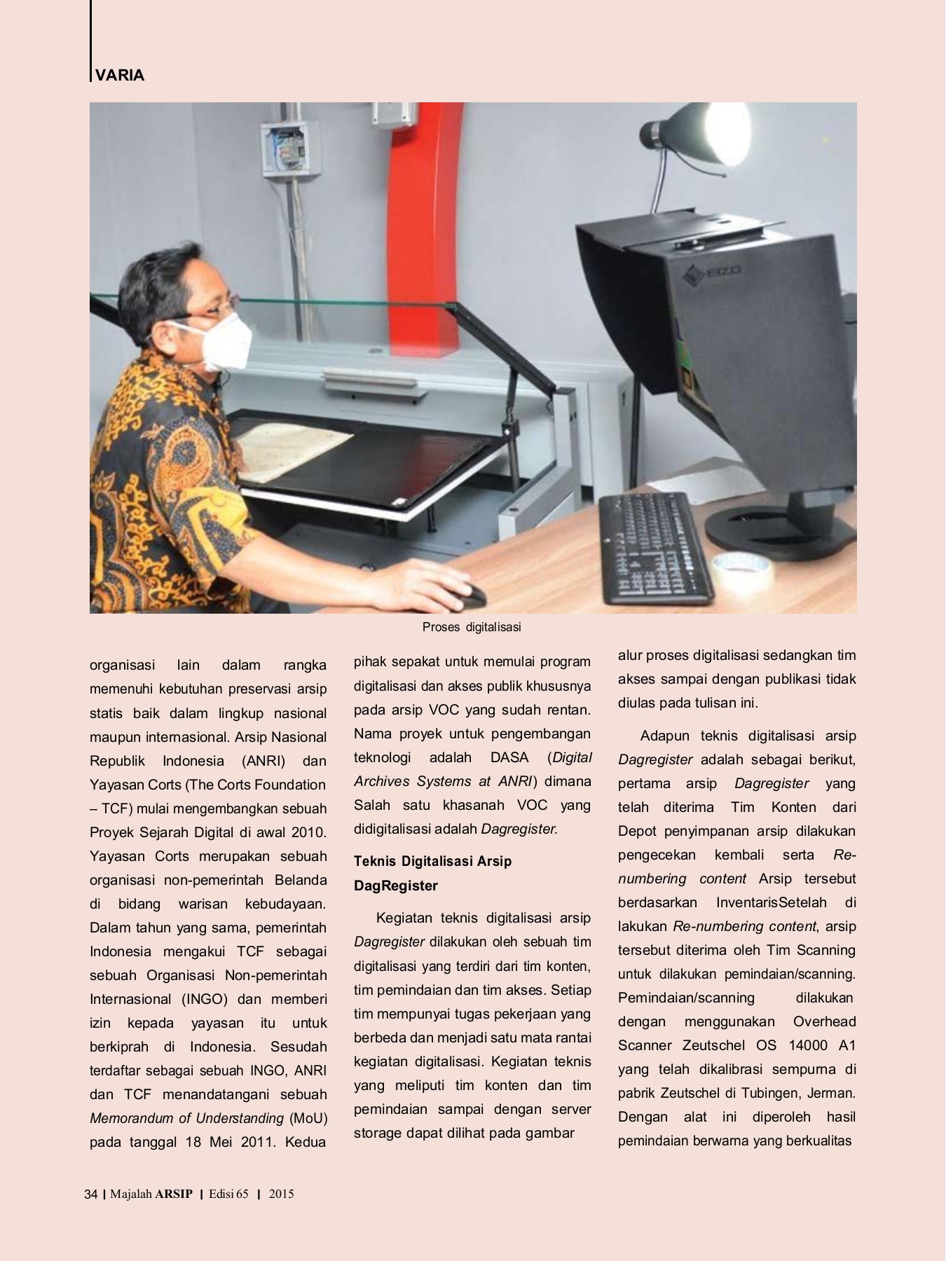 MAJALAH KEARSIPAN - Maz Ardhi - Halaman 35 | PDF Online | PubHTML5