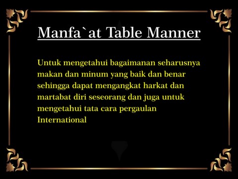 TABEL MANNER PAR - Maz Ardhi - Halaman 3 | PDF Online | PubHTML5