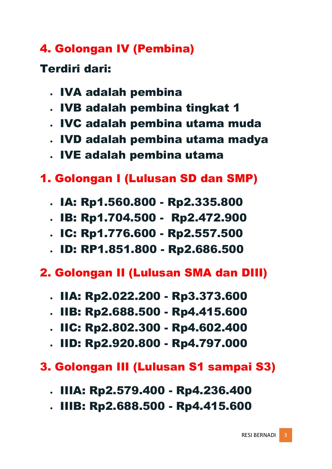 Mengenal Pangkat Golongan CPNS - Maz Ardhi - Page 3 | Flip PDF Online ...