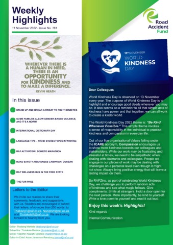 Draft C Weekly Highlights - 11 November 2022