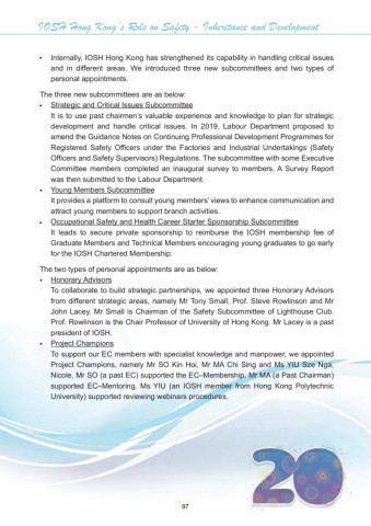 Booklet of IOSH Hong Kong 20th Anniversary - Felix Chan - Page 97 ...