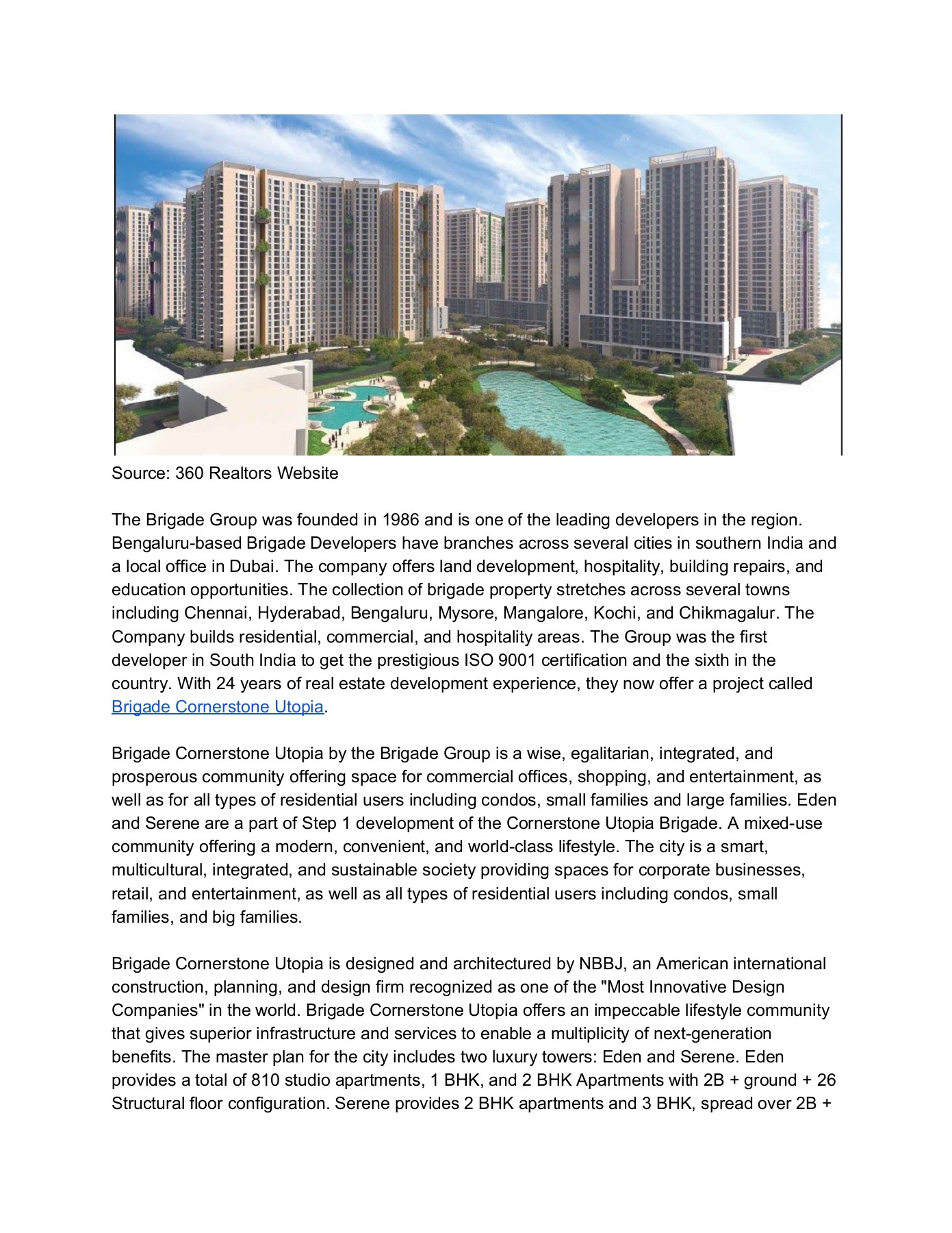 Brigade Cornerstone Utopia_ A Home that Feels Perfect ...