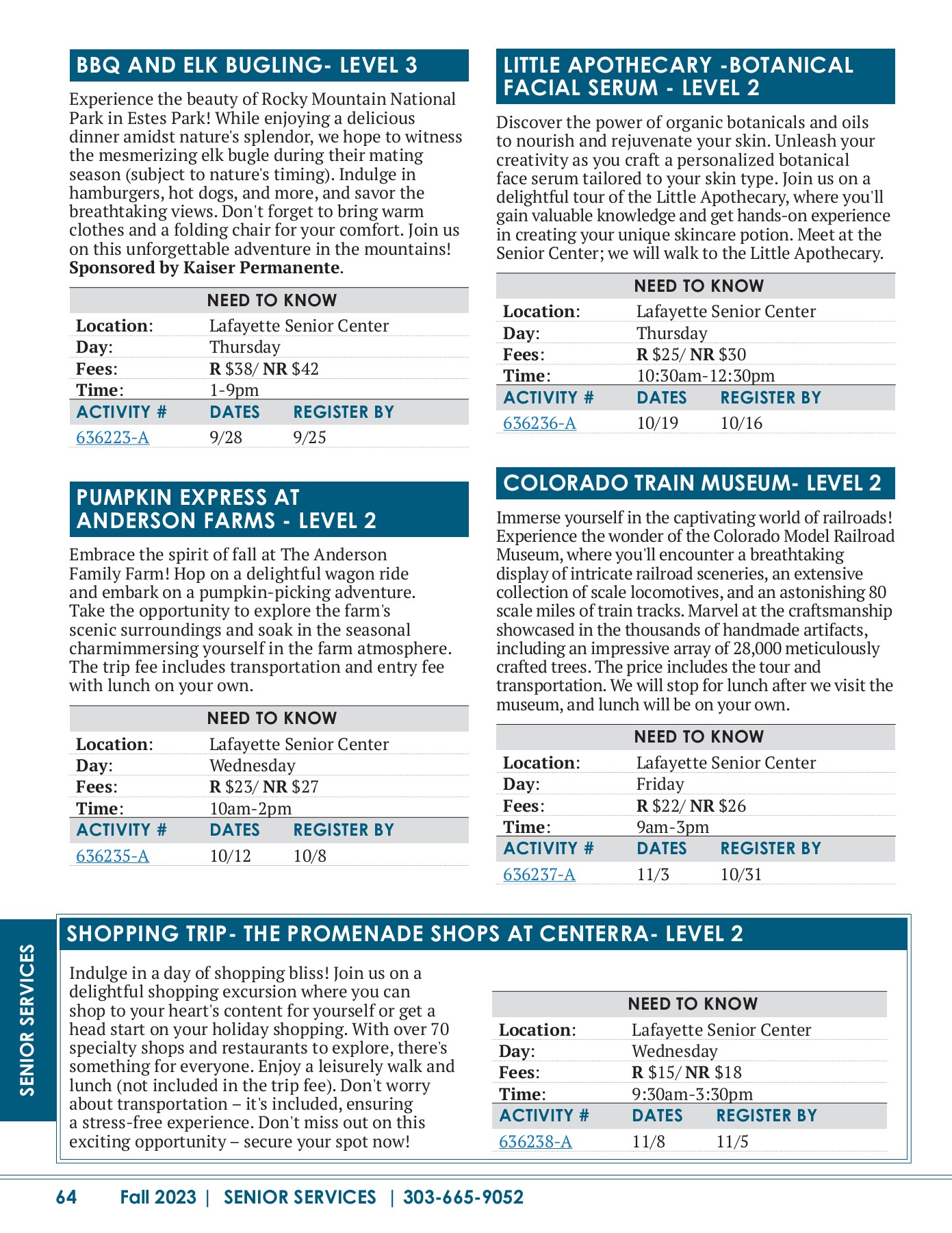 Fall 2023 Activity Guide - recadmin - Page 64 | Flip PDF Online | PubHTML5