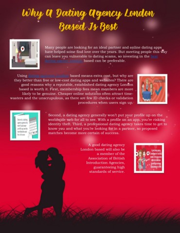Why A Dating Agency London Based Is Best