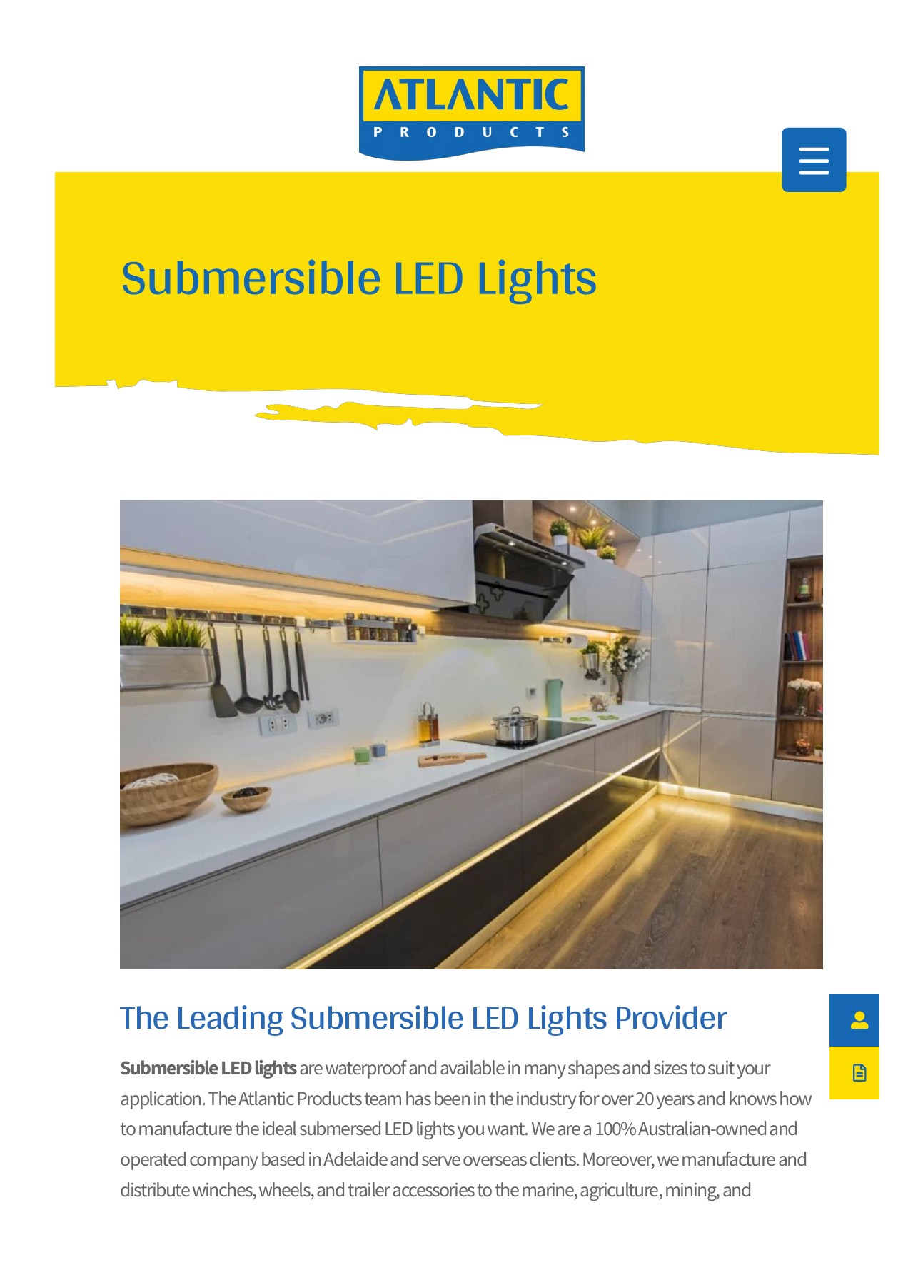 Submersible LED Lights - atlanticproductsaus - Page 1 - 6 | Flip PDF ...
