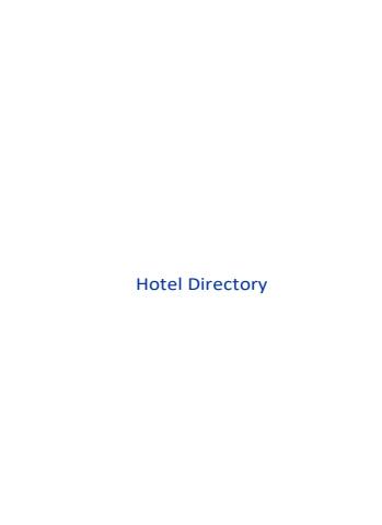 Hotel Directory