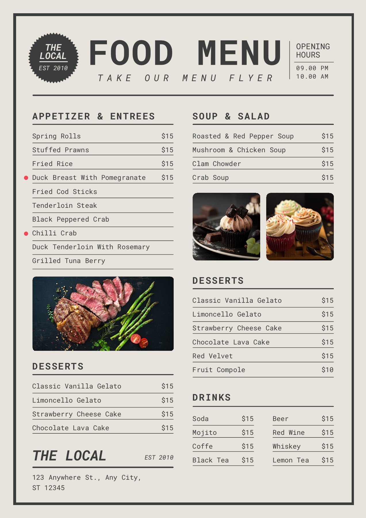 Food Menu Layout - Hero Rojaul Khoir, S.S - Page 1 - 4 | Flip PDF ...