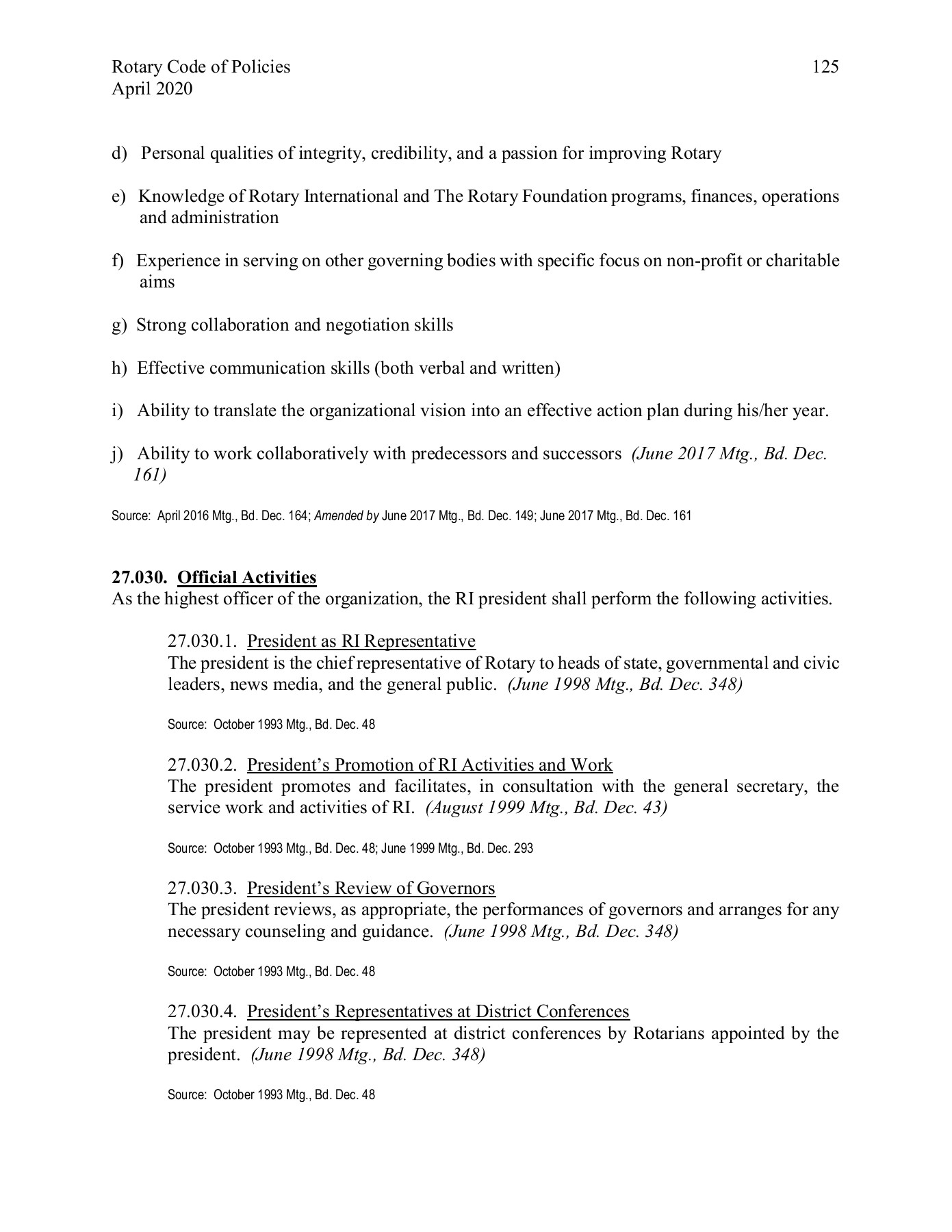 Rotary International Code of Policies - ReachOut - Page 141 | Flip PDF ...