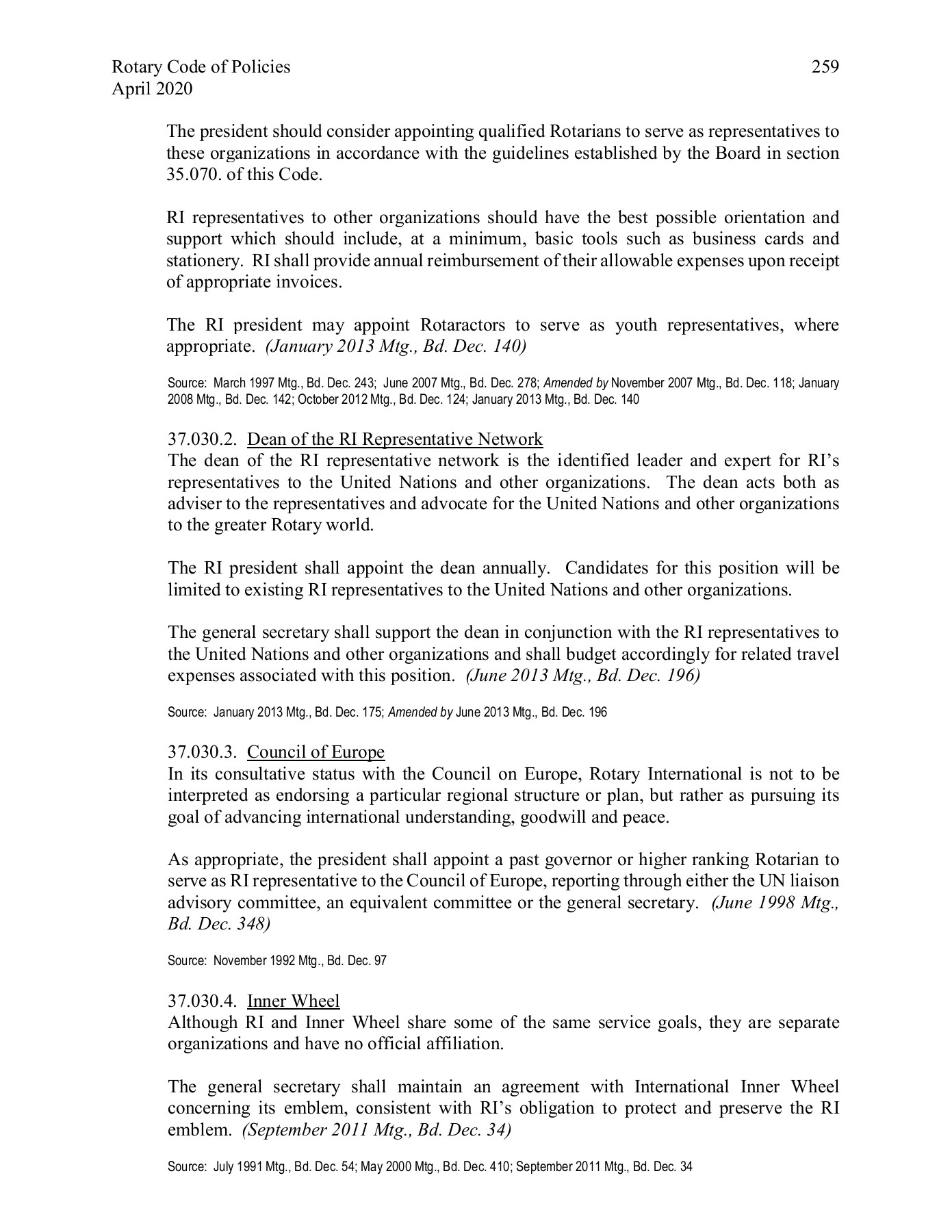 Rotary International Code of Policies - ReachOut - Page 275 | Flip PDF ...