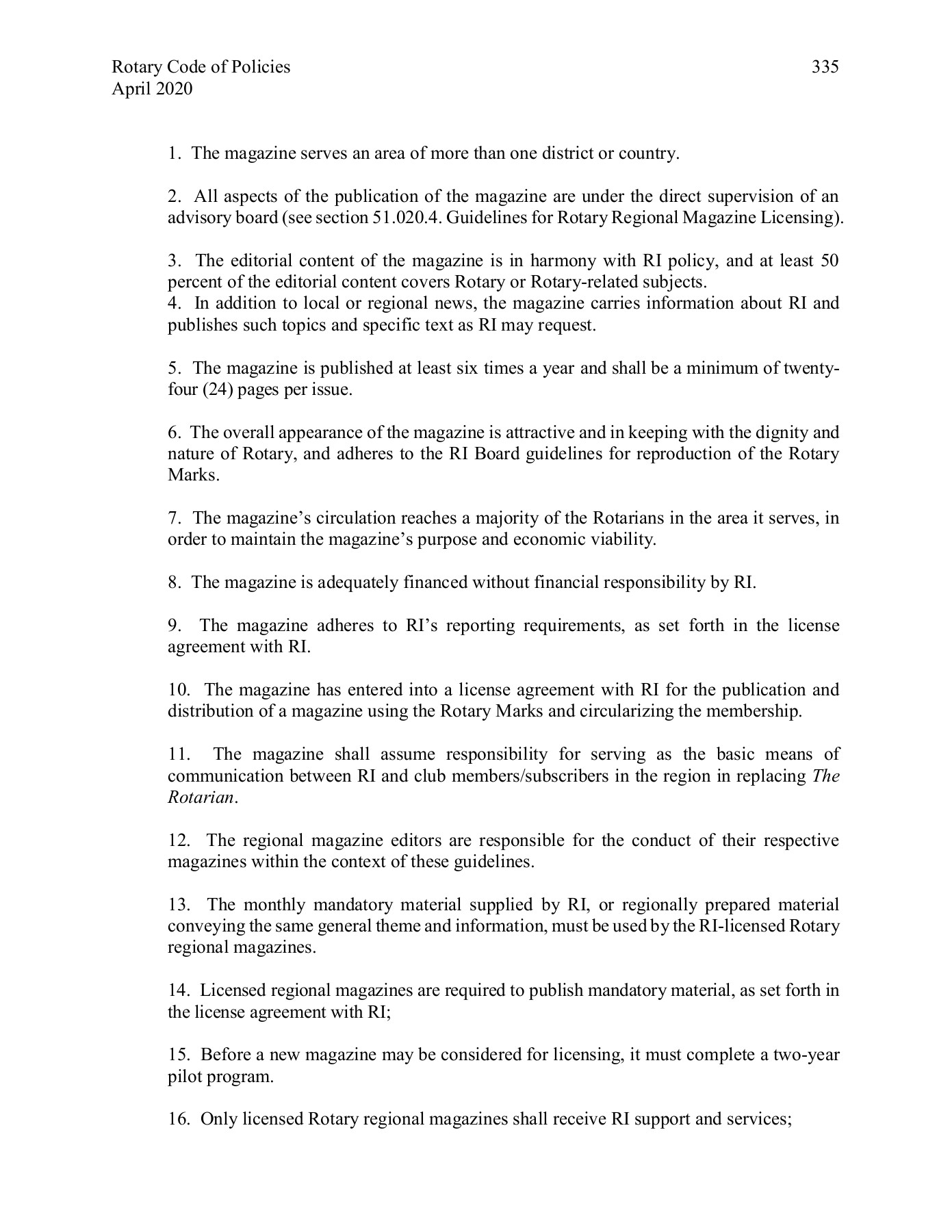 Rotary International Code of Policies - ReachOut - Page 351 | Flip PDF ...