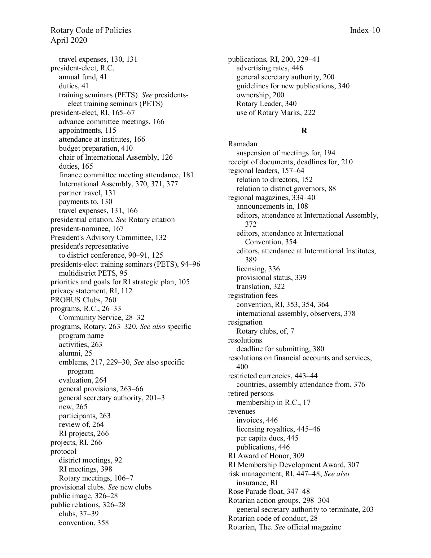 Rotary International Code of Policies - ReachOut - Page 476 | Flip PDF ...