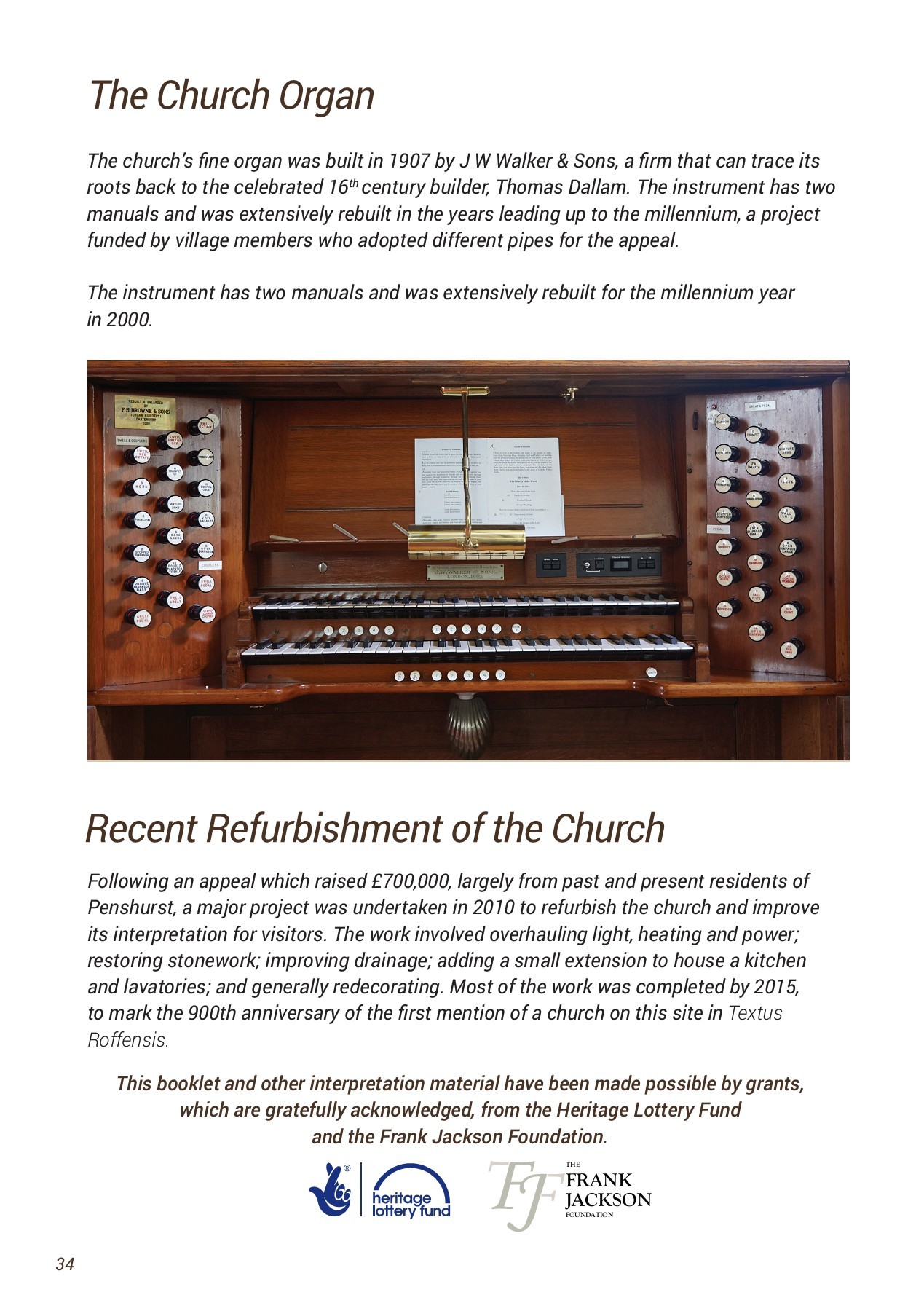 Penshurst Church Guide Book - Designed by Inca Creative - ellie - Page ...