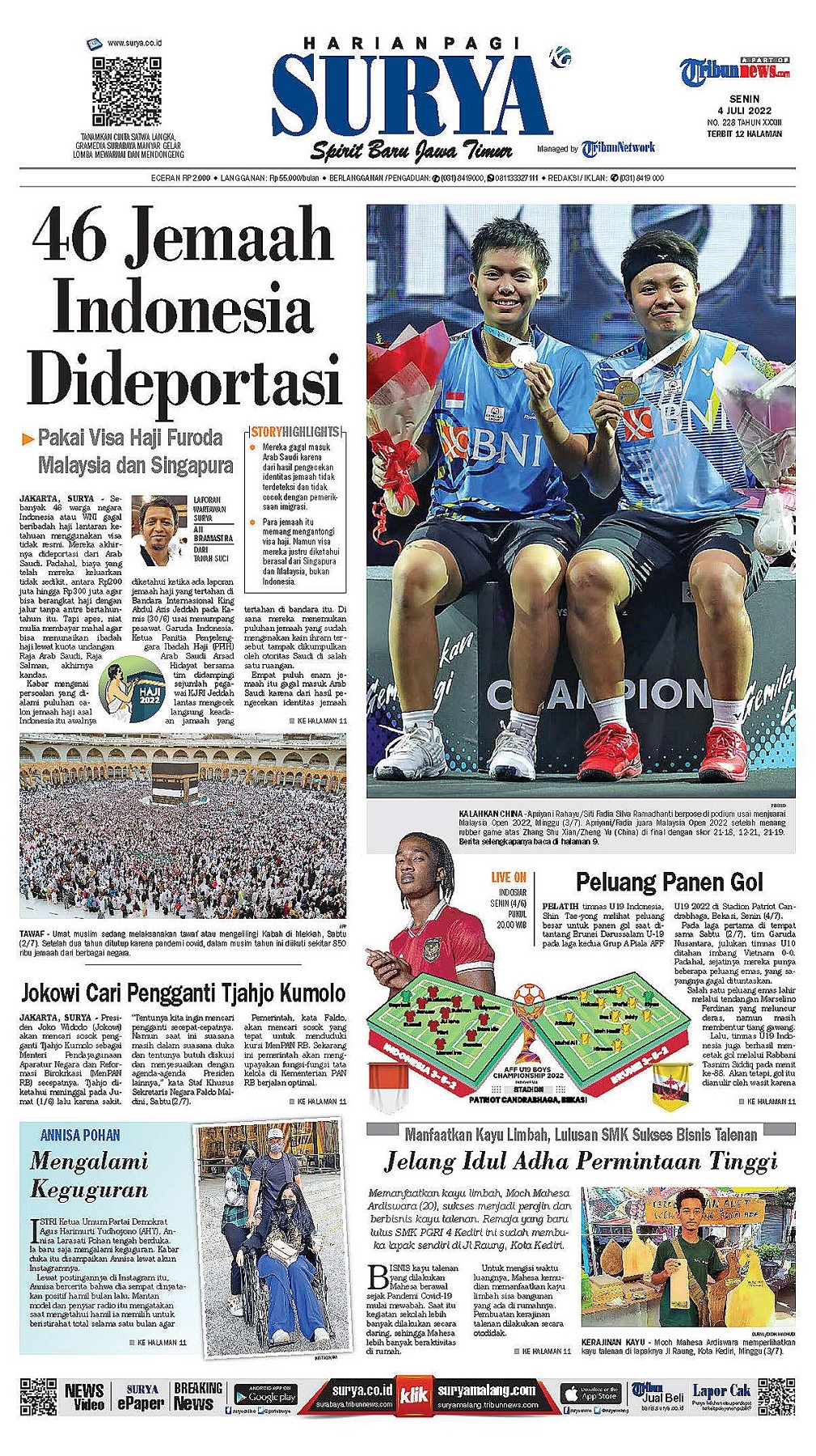 Surya 4 Juli 2022 - Digital Library - Halaman 1 - 12 | PDF Online ...