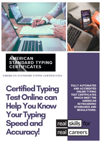 Certified Typing Test Online can Help You Know Your Typing Speed and ...