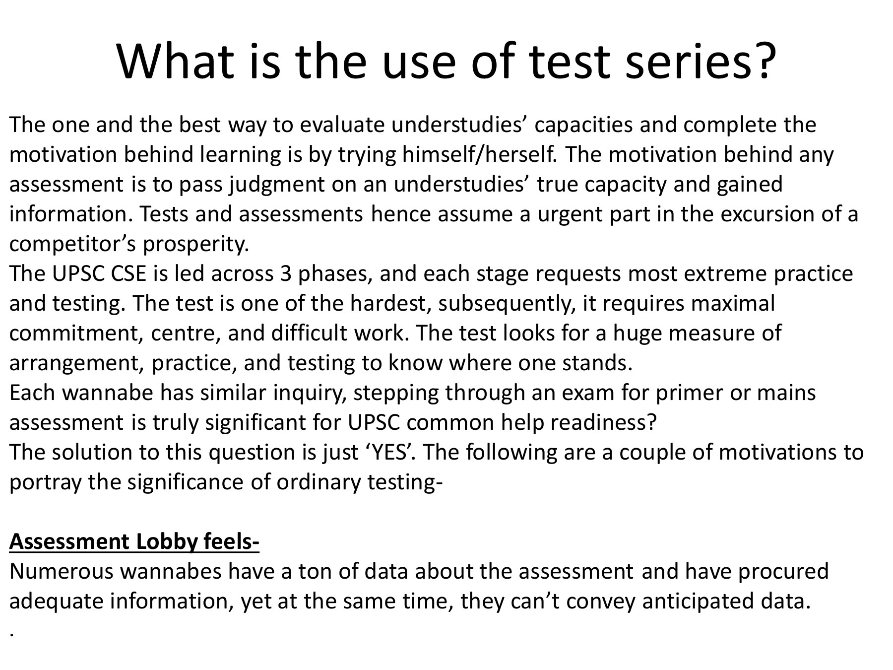 What is the use of test series - eliteiasdelhi - Page 1 - 7 | Flip PDF ...