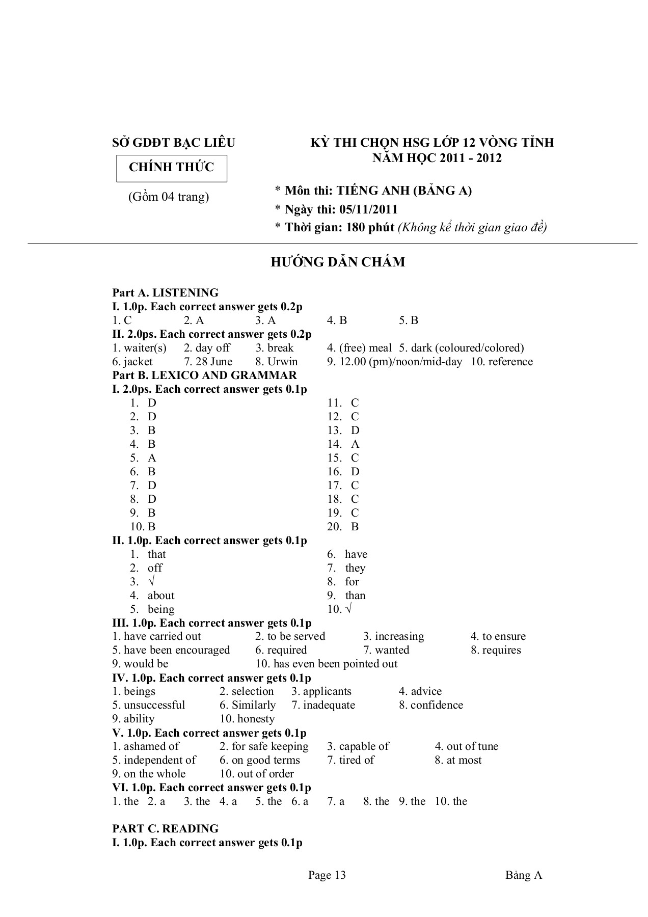 50-de-thi-hoc-sinh-gioi-mon-tieng-anh-lop-12 - Thu Nguyễn - Trang 14 | PDF lật trang trực tuyến ...