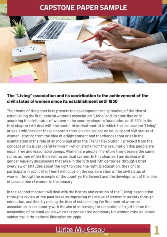 Capstone Paper Sample - writemyessayinfo - Page 1 - 6 | Flip PDF Online ...