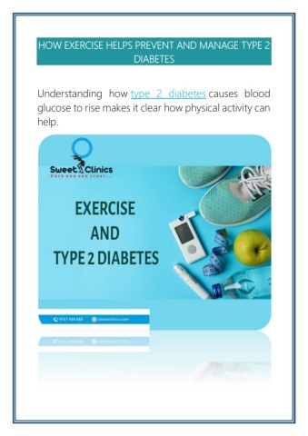 HOW EXERCISE HELPS PREVENT AND MANAGE TYPE 2 DIABETES