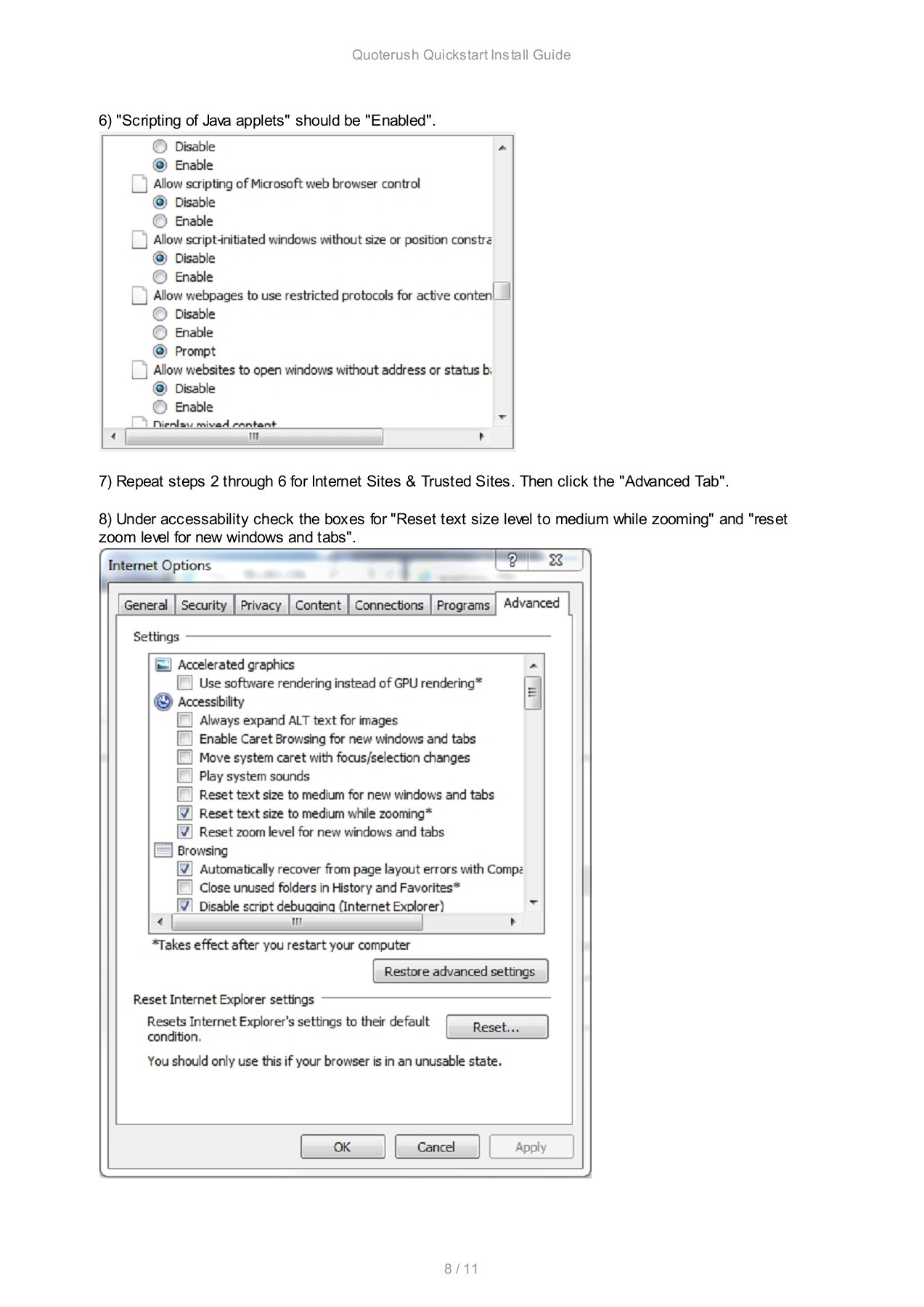 Quoterush Quickstart Install Guide v0.1 - Digitalbil - Page 8 | Flip PDF Online | PubHTML5